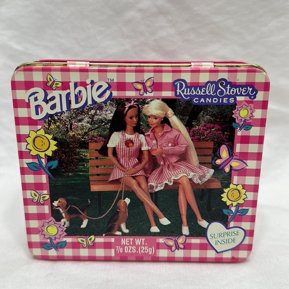 Barbie | Other | Vintage Barbie Tin Box Ink Pad Stamp | Poshmark